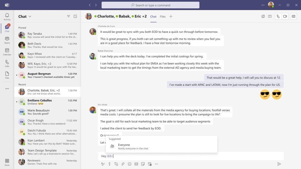 What’s New in Microsoft Teams Feature Spotlight – @ Mention Everyone in ...