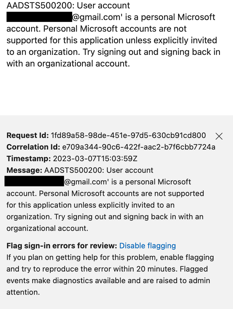 Not able to change organizational account to personal for Teams (Mac ...