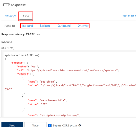 API Management: extract real requests traces temporarily by using FrontDoor or Application ...