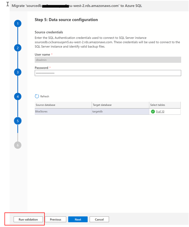 Migrate Amazon Rds Sql Db To Azure Sql Database Using Migration