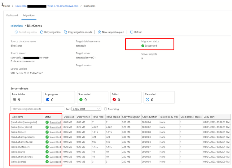 Migrate Amazon Rds Sql Db To Azure Sql Database Using Migration