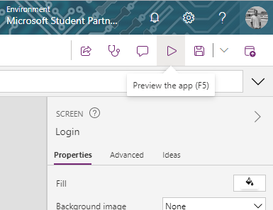 PowerApps - Authentication (Login) Sample