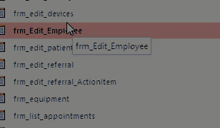 Strange Behaviour - Renaming forms | Microsoft Community Hub