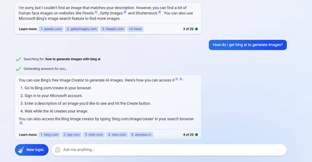 Bing AI not generating images | Microsoft Community Hub