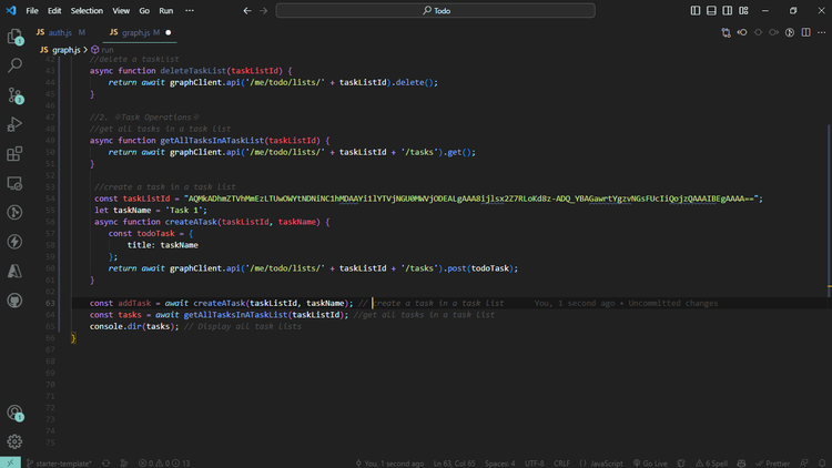Learn How to Use Microsoft Graph SDK to Build To-Do List App in JavaScript