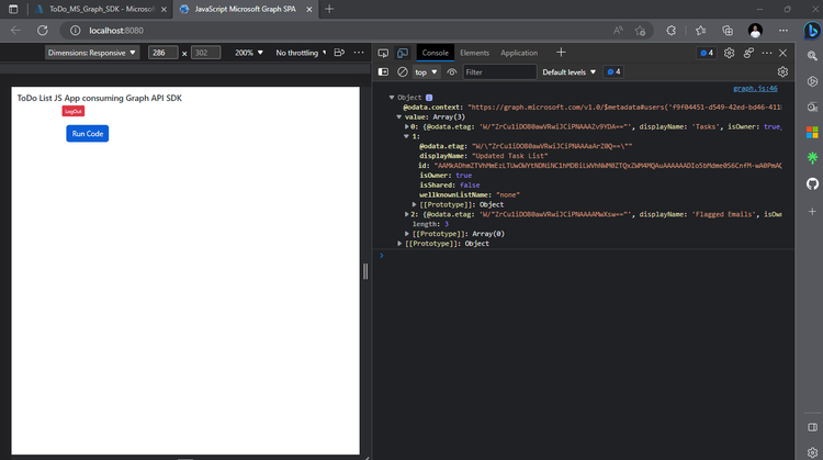 Learn How To Use Microsoft Graph Sdk To Build To Do List App In Javascript
