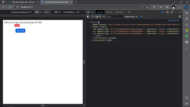Learn How to Use Microsoft Graph SDK to Build To-Do List App in JavaScript
