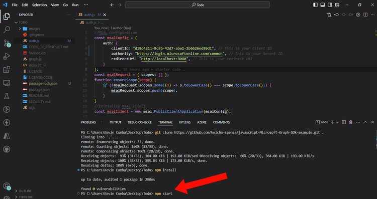 Learn How To Use Microsoft Graph Sdk To Build To Do List App In Javascript