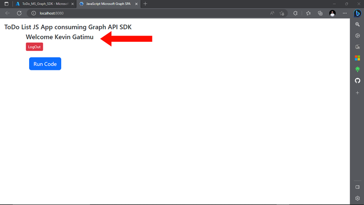 Learn How to Use Microsoft Graph SDK to Build To-Do List App in JavaScript