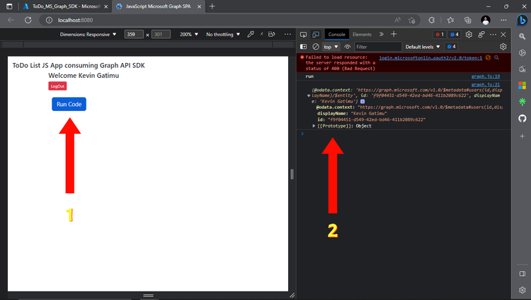 Learn How To Use Microsoft Graph Sdk To Build To Do List App In Javascript