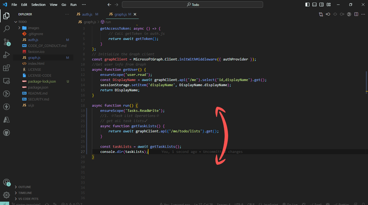Learn How To Use Microsoft Graph Sdk To Build To Do List App In Javascript