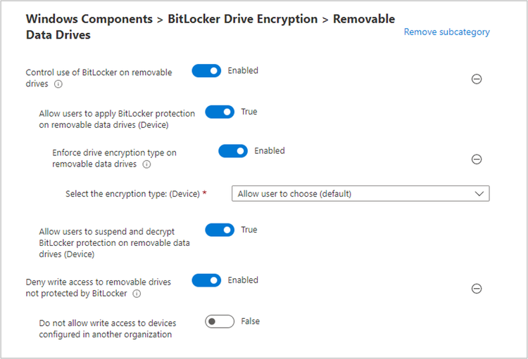 Configuring BitLocker via Microsoft Intune settings catalog | Microsoft ...