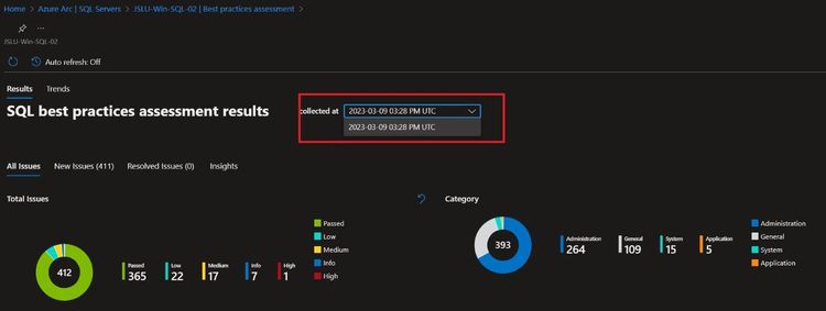 Best practices assessment for Azure Arc Enabled SQL Server
