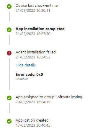 Agent Installation Failed Error code: 0x0 - what does it mean? | Microsoft Community Hub