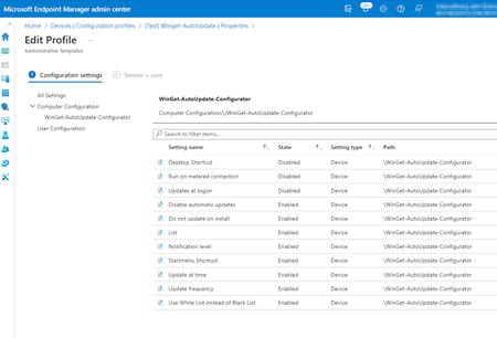 Updates to Windows App Management in Intune with Winget