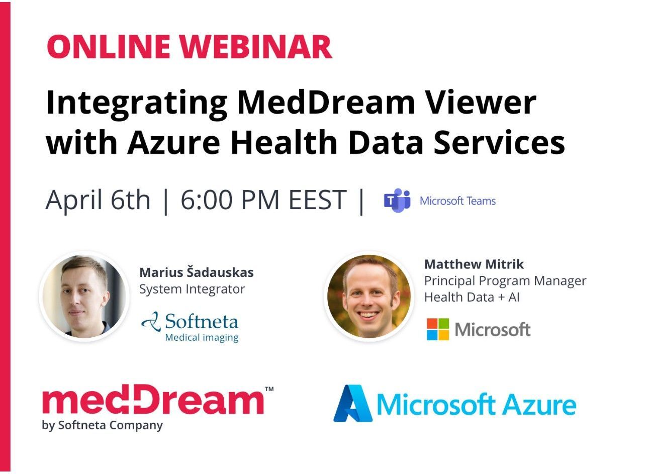 Using Azure Health Data Services & Softneta MedDream viewer for medical ...