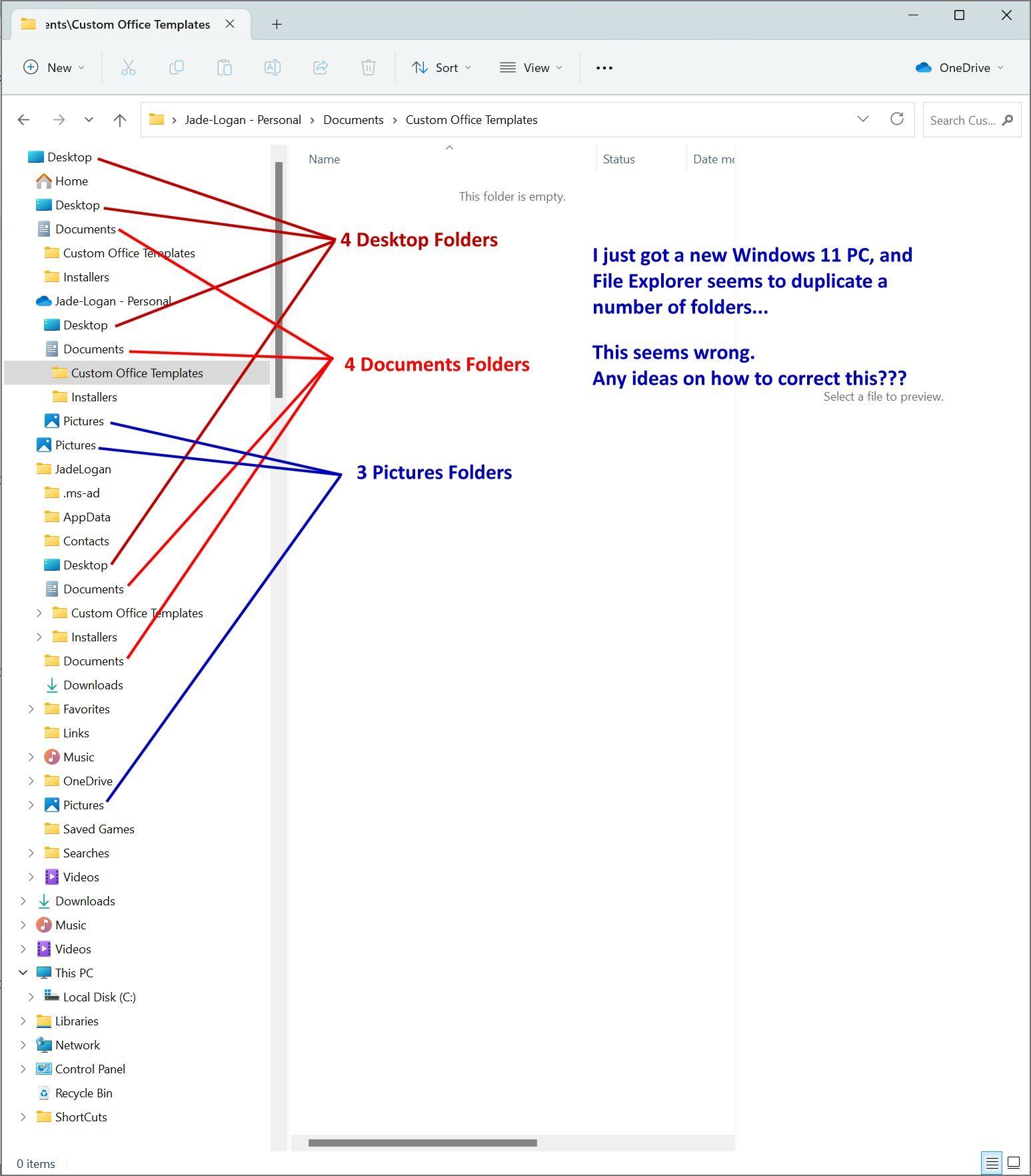 Windows 11 File Exploter Errors | Microsoft Community Hub