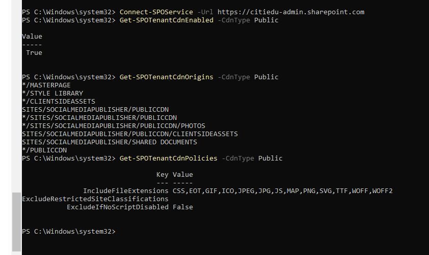 Public CDN configuration failing | Microsoft Community Hub
