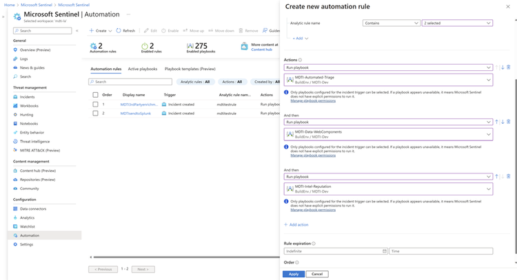 What's New: MDTI Microsoft Sentinel Playbooks | Microsoft Community Hub