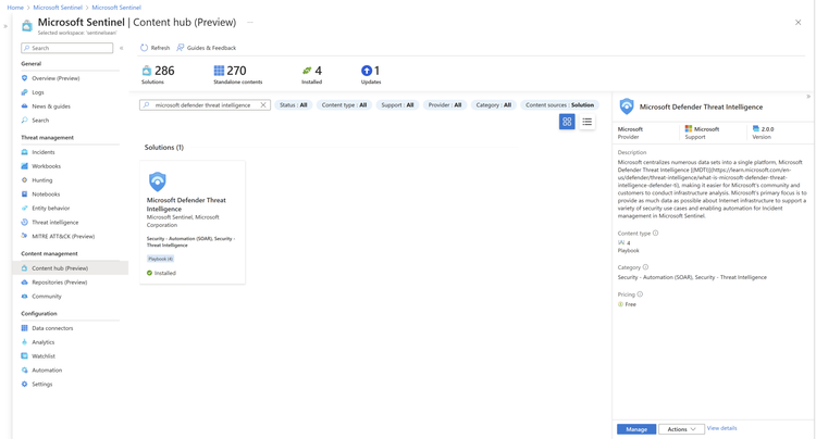 What's New: MDTI Microsoft Sentinel Playbooks | Microsoft Community Hub