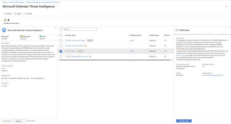 What's New: MDTI Microsoft Sentinel Playbooks | Microsoft Community Hub