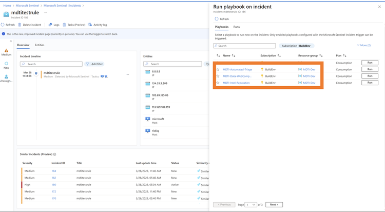 What's New: MDTI Microsoft Sentinel Playbooks | Microsoft Community Hub