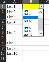 Data Validation - Omit Specific Value | Microsoft Community Hub