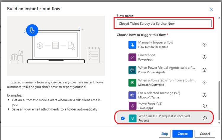 Using Adaptive Cards to Collect Feedback on ServiceNow Tickets in Teams ...