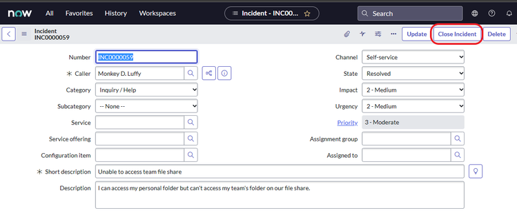 Using Adaptive Cards to Collect Feedback on ServiceNow Tickets in Teams ...
