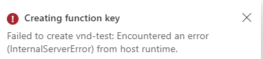 Troubleshooting Azure Functions Key Creation Failures | Microsoft ...