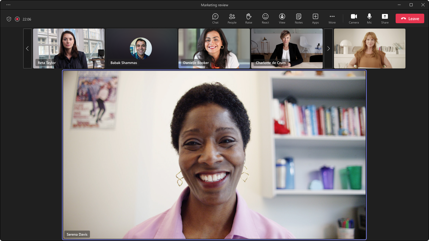 Now in public preview: Speaker view in Teams meetings | Microsoft ...
