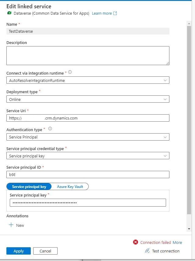 HTTP request was forbidden with client authentication when connecting to dataverse | Microsoft ...