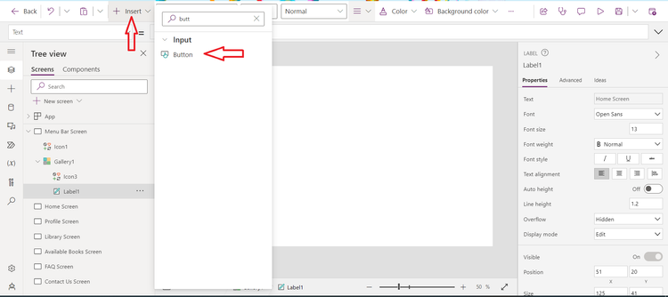 Create a responsive menu navigation bar in Canvas Power Apps using ...