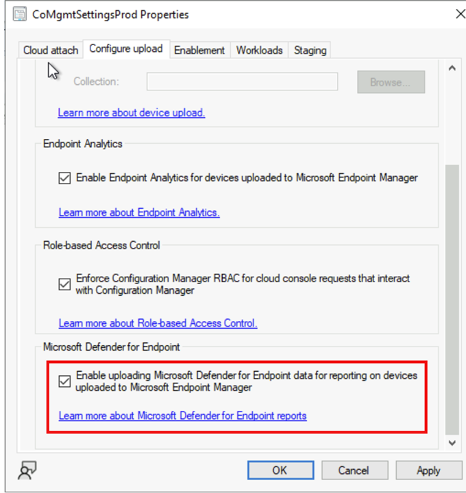 Endpoint security reports in Intune admin center for tenant attached ...