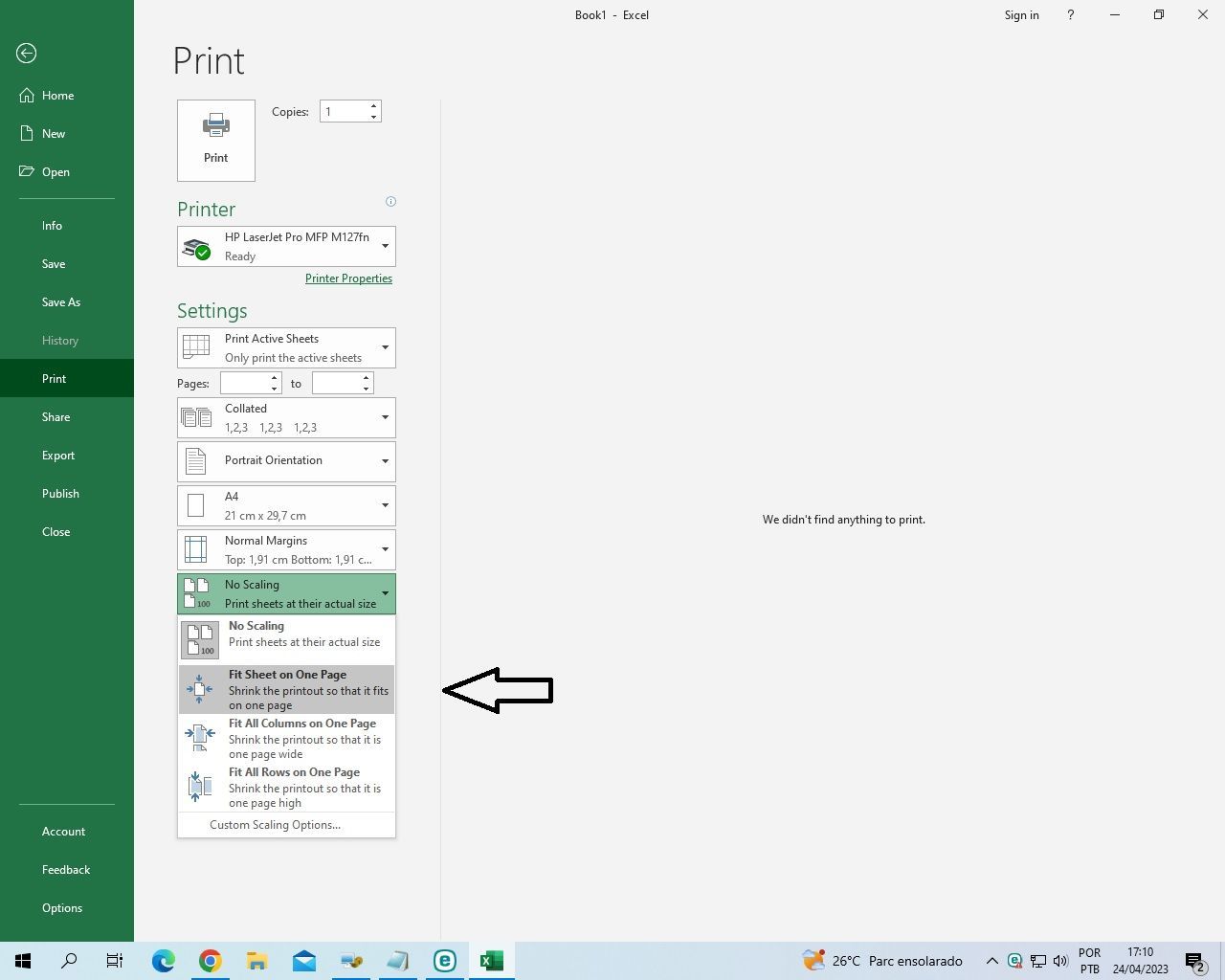 Change of Printer Options Patterns | Microsoft Community Hub