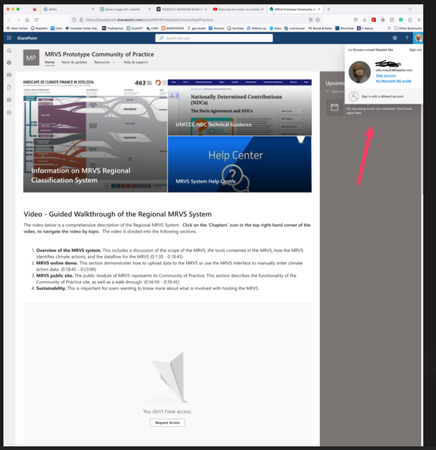 Access rights to viewing a video in a Sharepoint Site | Microsoft ...