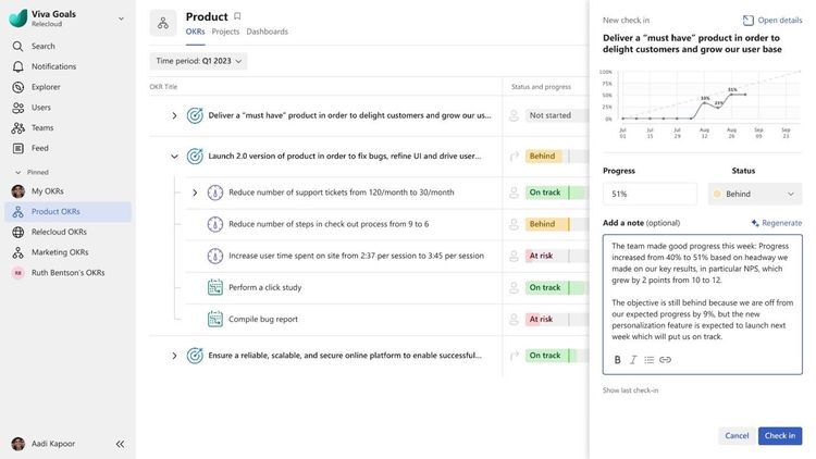 The Future of Goal-Setting with Viva Goals: Copilot, Customized ...