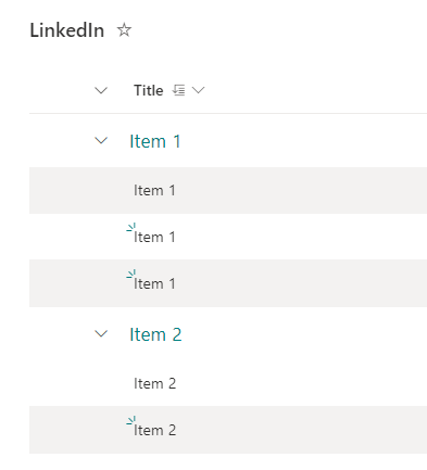 Using alternating row formatting in grouped list | Microsoft Community Hub