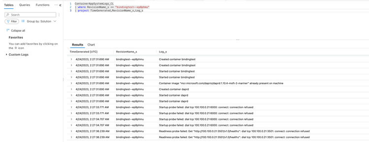Azure Container Apps Dapr Binding Example 