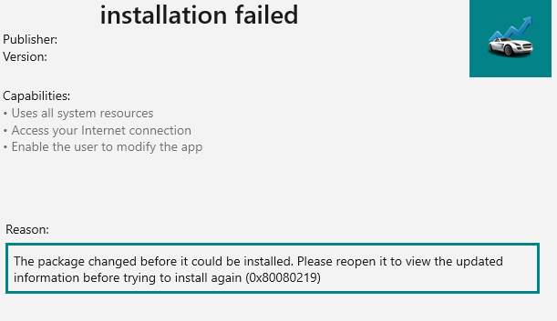 MSIX AppInstaller Error: The expected digest value did not match the actual digest value ...
