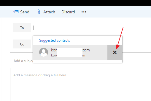 How do i remove suggested contacts in OWA | Microsoft Community Hub