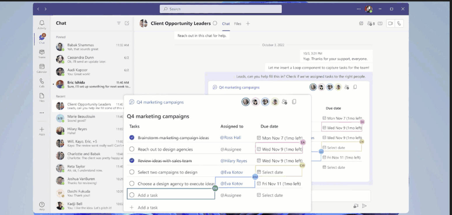 Unlock new task management experiences with Microsoft Loop components ...