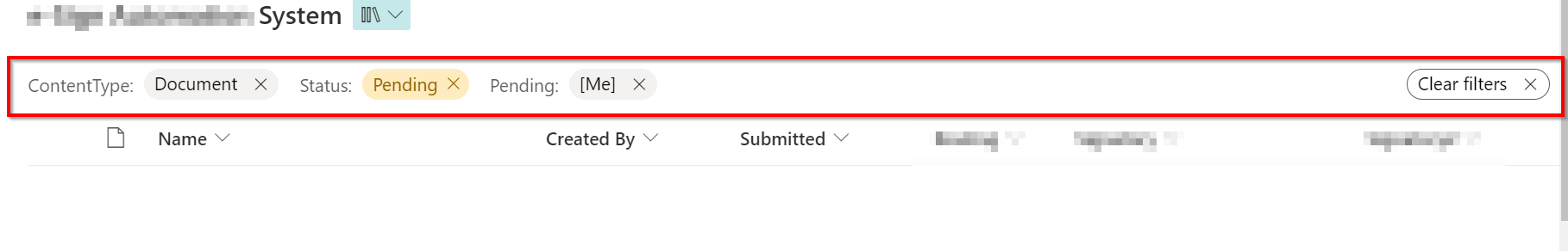 How to hide the applied filters at document library? | Microsoft ...