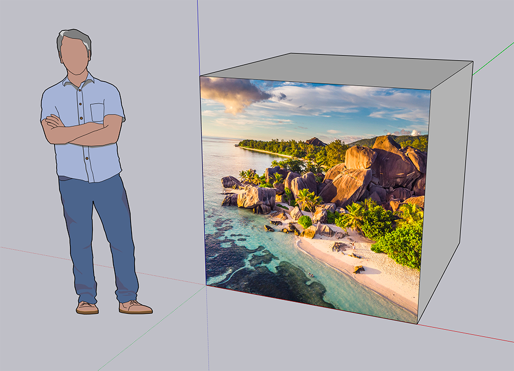 Why do my inserted Sketchup 3D model's textures change colour in Office ...
