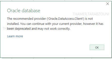 Trying to Access Oracle table but getting a message that Oracle.DataAccess.Client is not ...