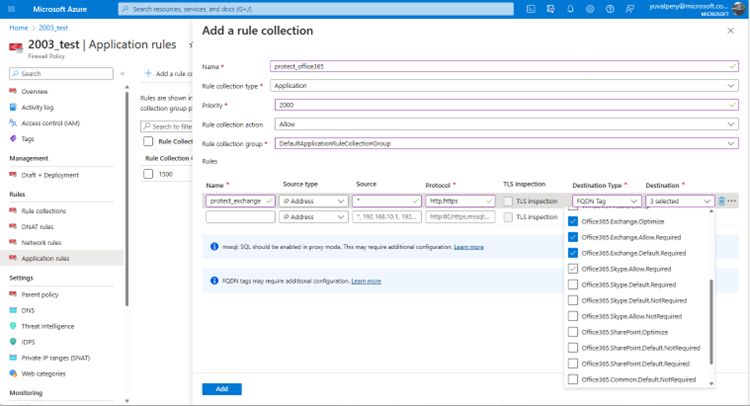Protect Office365 And Windows365 With Azure Firewall Microsoft