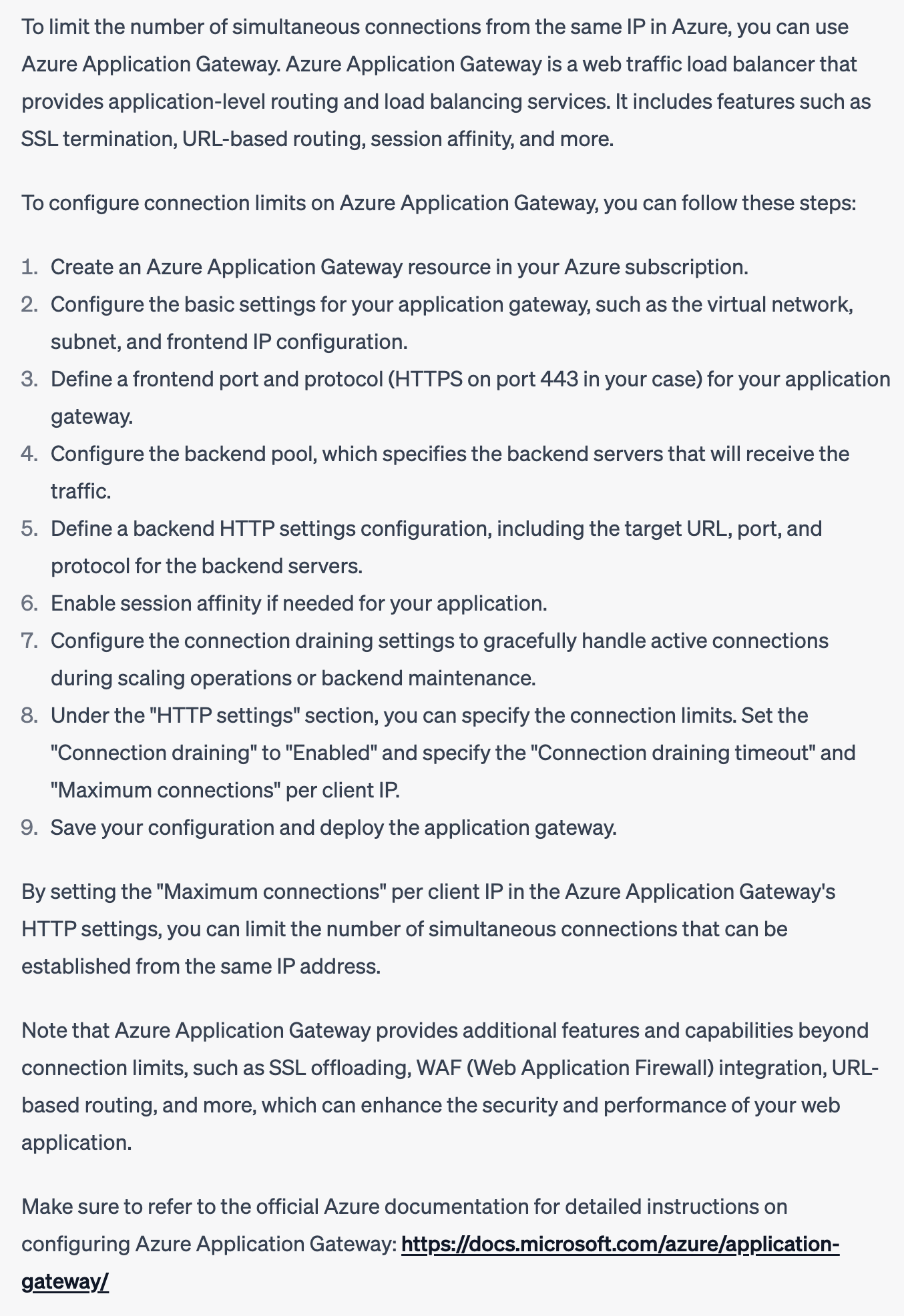 Limit number of connections from a client IP to a Web App | Microsoft ...