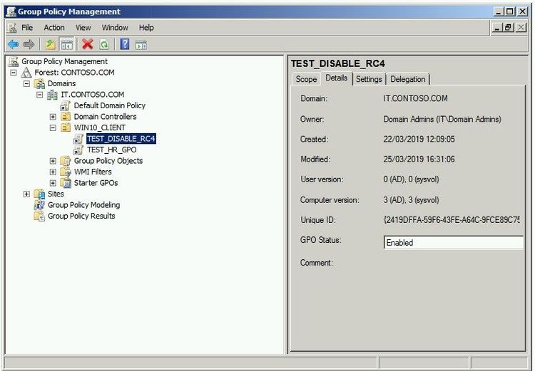 Tough Questions Answered: Can I disable RC4 Etype for Kerberos on Windows 10