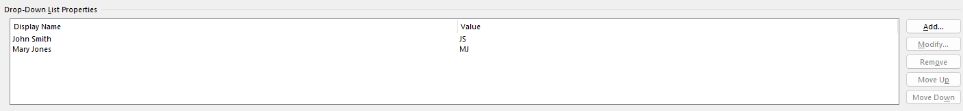 Use "Value" Field from Drop-Down List Properties with a Combo Box ...