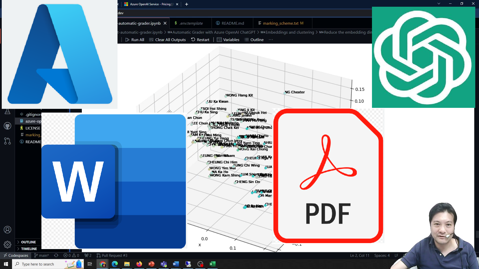 Azure OpenAI, Chat GPT, Automated Assignment Scoring